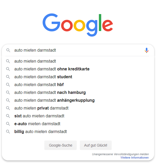 Google Suggest » Definition & Erklärung - takevalue Consulting